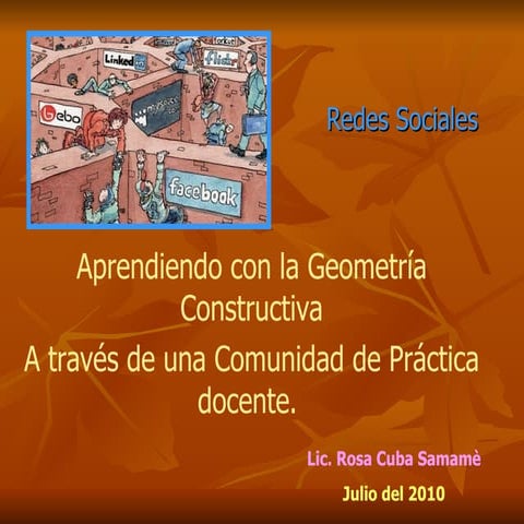 Aprendiendo con la geometria constructiva.nueva | PPT