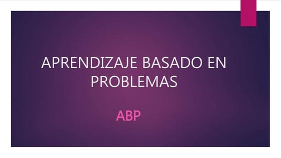 Pasos para la implementación de un proyecto abp | PPTX | Education