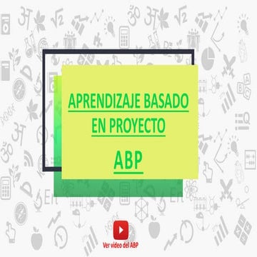 Aprendizaje basado en proyecto ABP Pequeños Productores | PDF