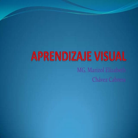 Aprendizaje visual | PPT