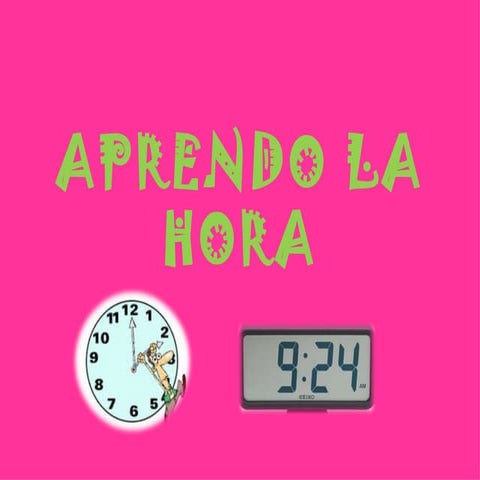 Aprendo la hora | PPT