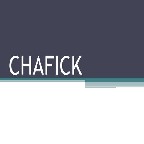 Apres. CHAFIK | PPT