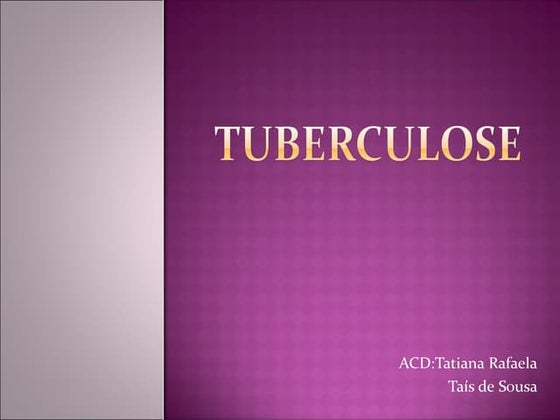 Aula tuberculose | PPT