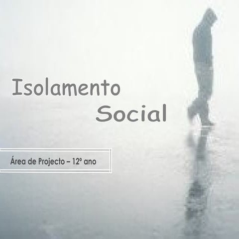 Isolamento Social | PPT