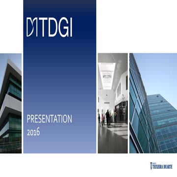 TDGI New presentation 2016 English Version | PPT
