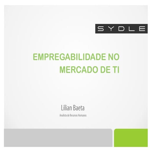 Apresentacao_SYDLE | PDF