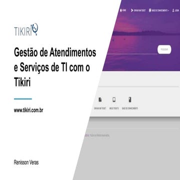 Apresentação do Sistema Tikiri | PPTX