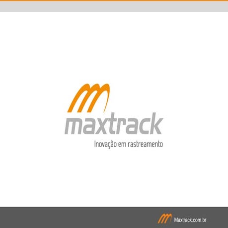 Apresentação portfólio Maxtrack 2014 | PPT