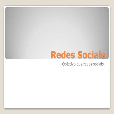 Seminario Redes Sociais | PPT