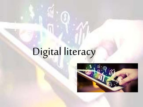 Digital literacy ppt | PPT