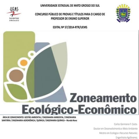 Zoneamento Ecológico-Econômico | PPTX