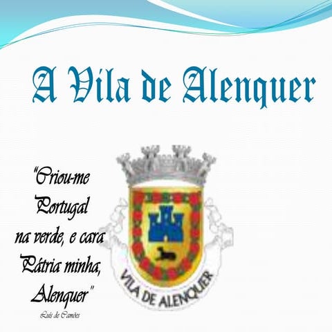 Apresentação2 alenquer | PPTX