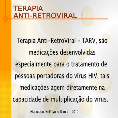 Apresentação anti retrpviral | PPT