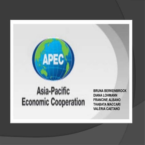 Apresentação apec | PPTX