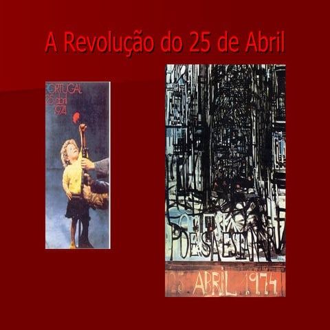 O antes e o depois do 25 de Abril | PPT