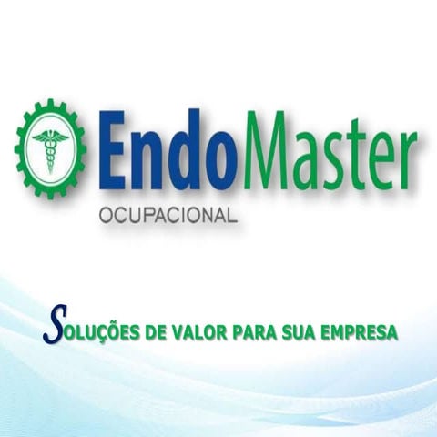 Apresentação endomaster | PPSX | Business | Business and Finance