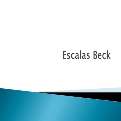 Escalas de Beck.ppt