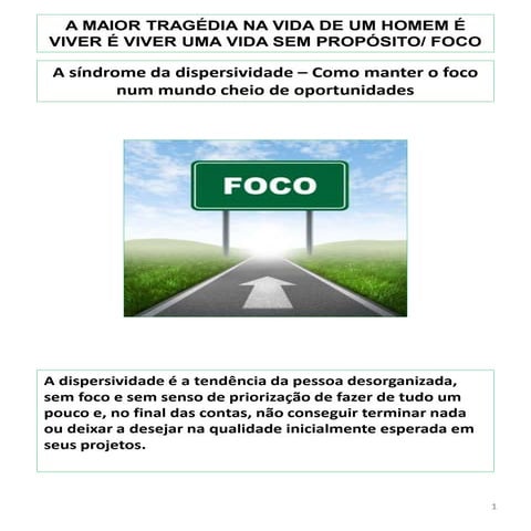 Apresentação foco na vida powerpoint | PPSX