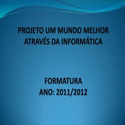 Apresentação formatura | PPTX