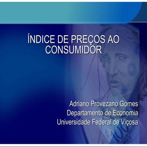 Apresentação IPC CESTA BÁSICA, INDICADOR | PPTX