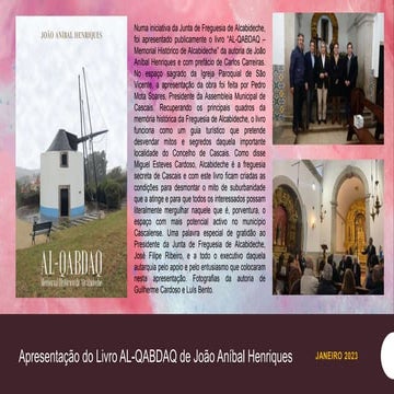 Apresentação do Livro AL-QABDAQ de João Aníbal Henriques | PPTX