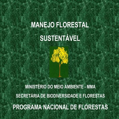 Apresentação manejo florestal | PPT