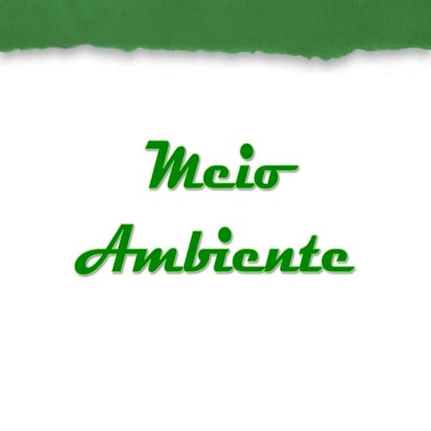 Cienc- O Meio Ambiente | PDF