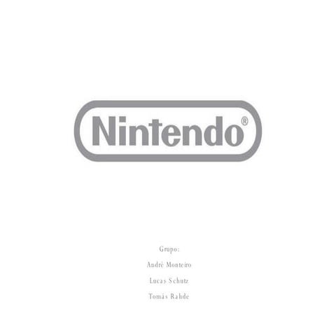 ApresentaçãO Nintendo | PPT