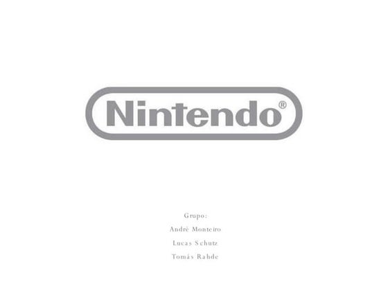 Nintendo. | PPT
