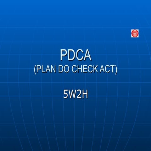 Apresentação pdca 5 w2h lojas | PPT