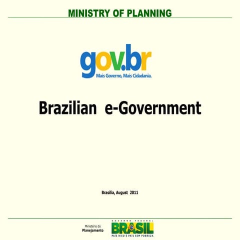 Brazilian e-Government | PDF