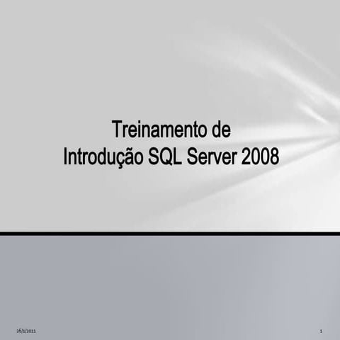 Introdução Ao Sql Server Ppt 8451