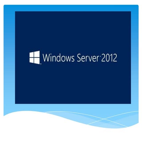 Apresentação Windows Server 2012 | PPTX