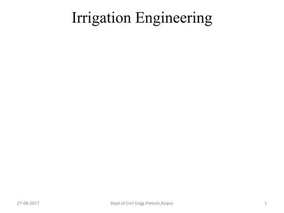 Introduction with weirs flumes and orifices | PPT