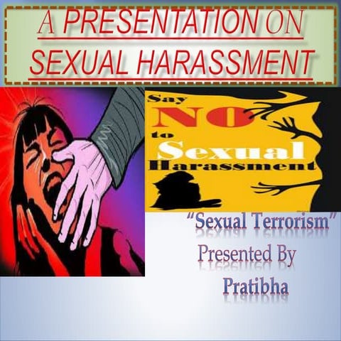 A presentation on sexual harassment | PPT