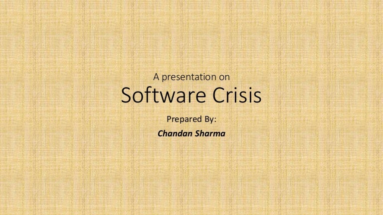 Causes And Solution Of Software Crisis Examples - eroticgoo