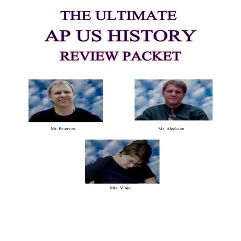 Apush review packet pdf. | PDF