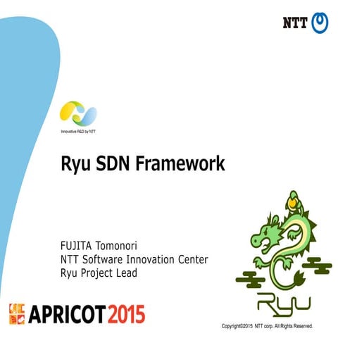 Ryu SDN Framework | PDF