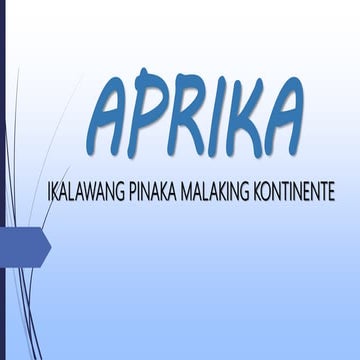 APRIKA | PPTX