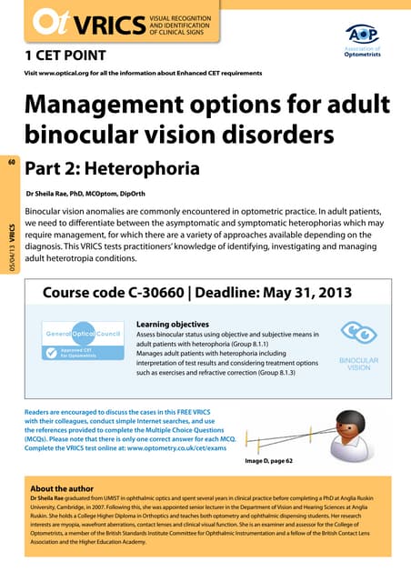 Mallet Unit | PPT | Eye and Vision Conditions | Diseases and Conditions