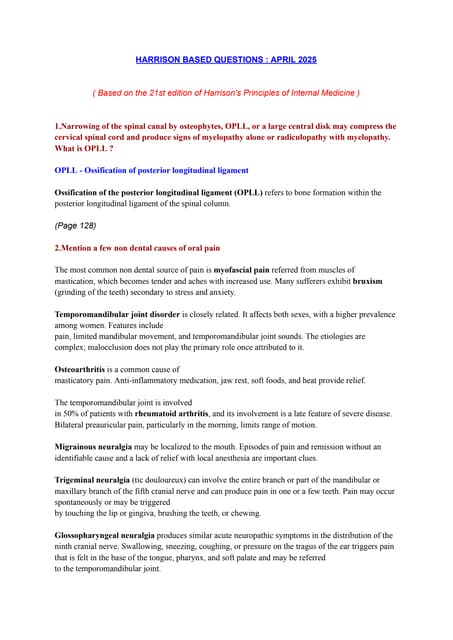Malaria - Questions & Answers ( HARRISON BASED ) .pdf