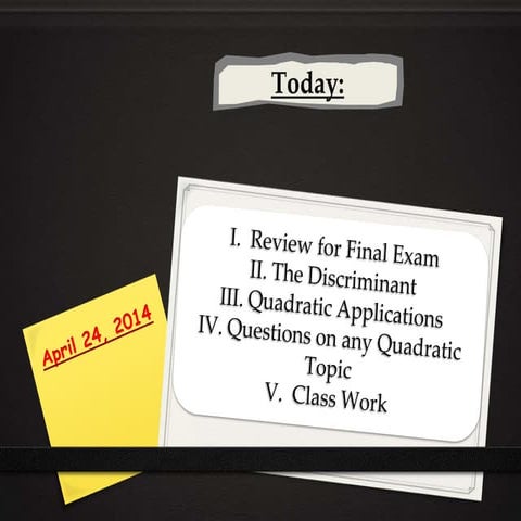 April 24, 2014 | PPT