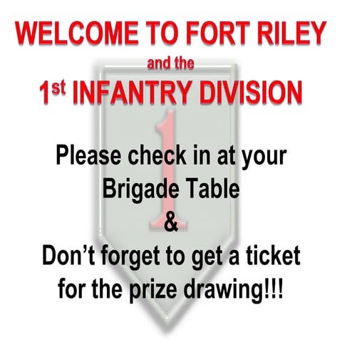 Ft. Riley Network slides for April. | PDF