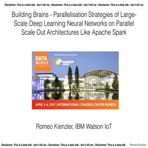 Building Brains - Parallelisation Strategies of Large-Scale Deep Learning Neutral Networks on ...