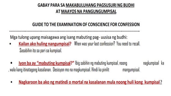 ILOCANO PRAYER Mamatiak, Amami, Ave Maria, Gloria | PPTX