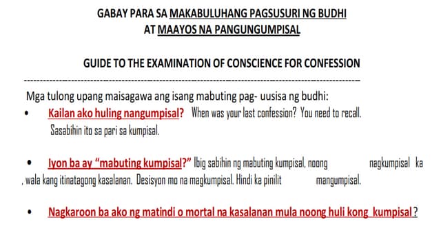 ILOCANO PRAYER Mamatiak, Amami, Ave Maria, Gloria | PPTX