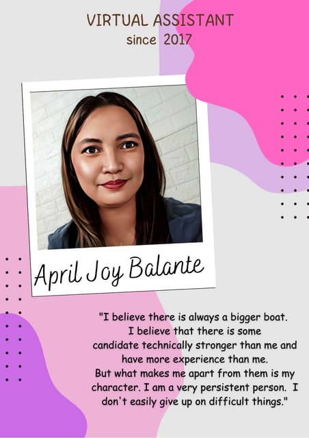 Apriljoybalante presentations