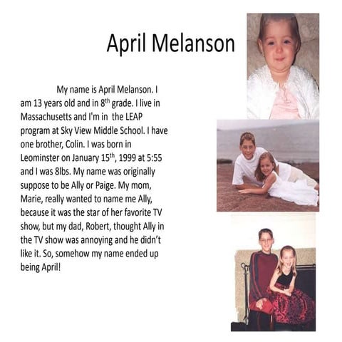 April melanson | PPTX