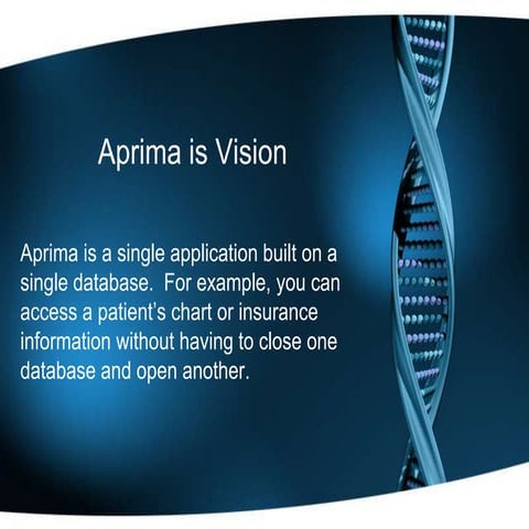 Aprima For Practice Admins | PPTX