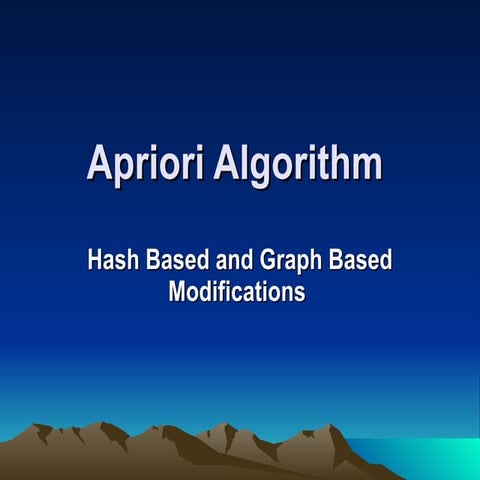 Apriori Algorithm Ppt Databases Computer Software And Applications